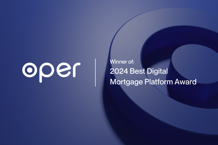 Oper wins the Best Digital Mortgage Platform award